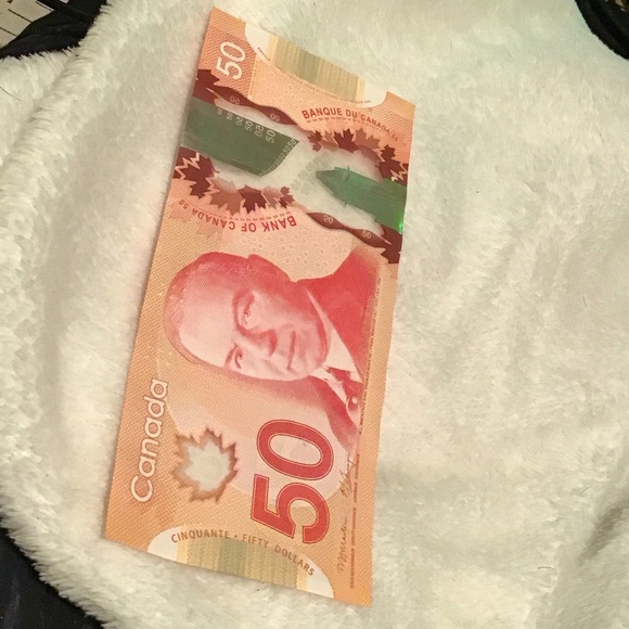 Accessories | Canadian 5 Dollar Bill | Poshmark